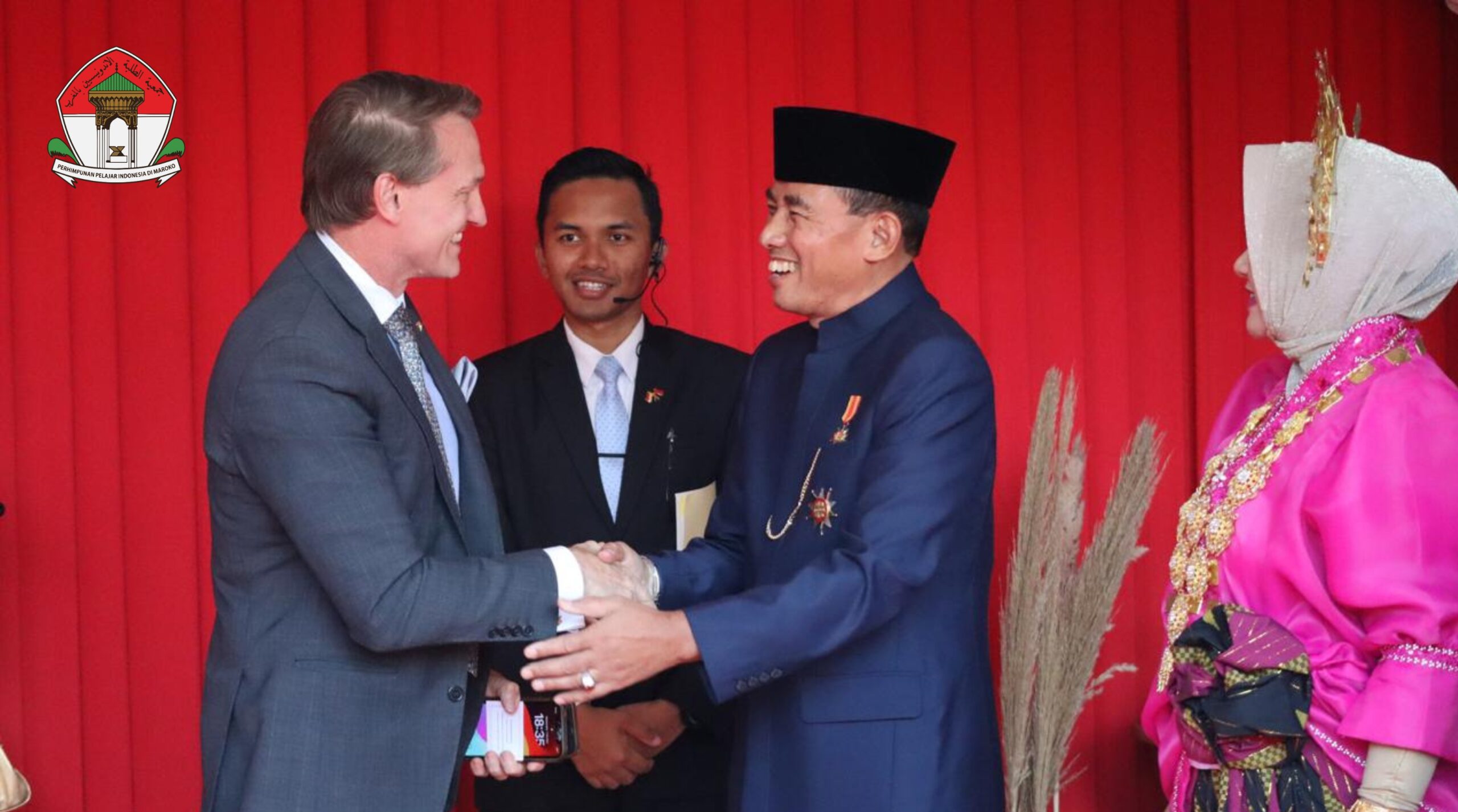 KBRI Rabat Sukses Gelar Resepsi Diplomatik HUT RI ke-80 | PPI Maroko